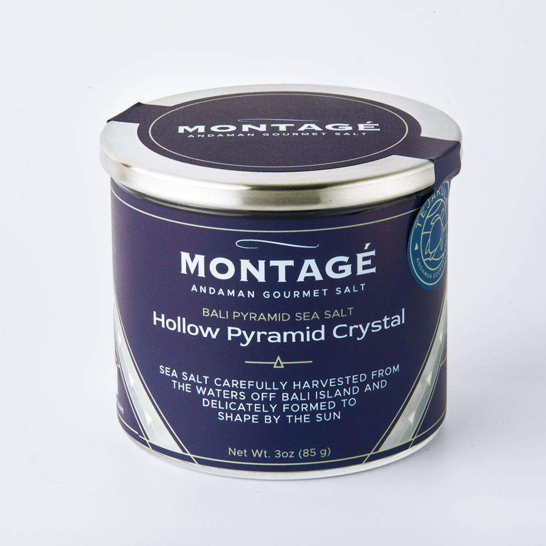 Pyramid Salt Gourmet Salt | Hollow Pyramid Crystal | 3oz Glass Jar ...
